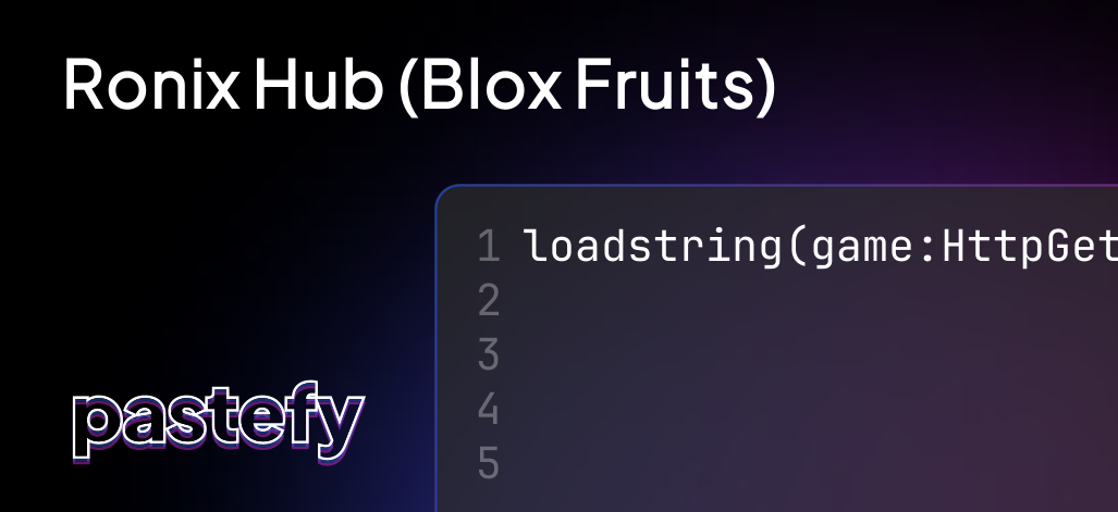 Ronix Hub (Blox Fruits)